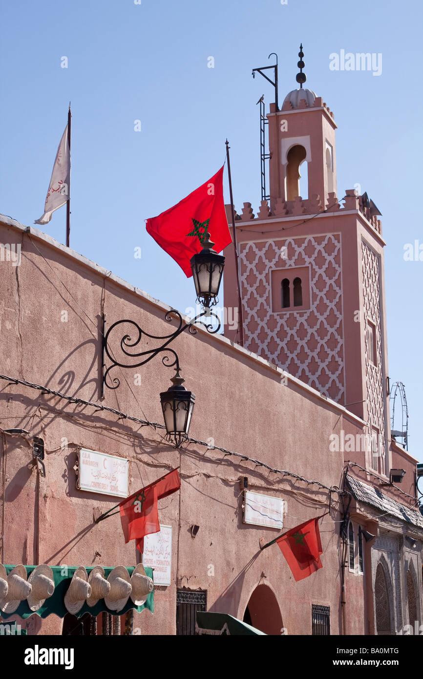 Traditional architecture exterior of small mosque place of worship for ...