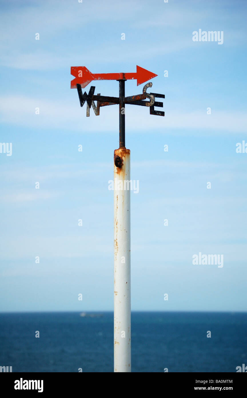 Rusty weather vane Stock Photo - Alamy