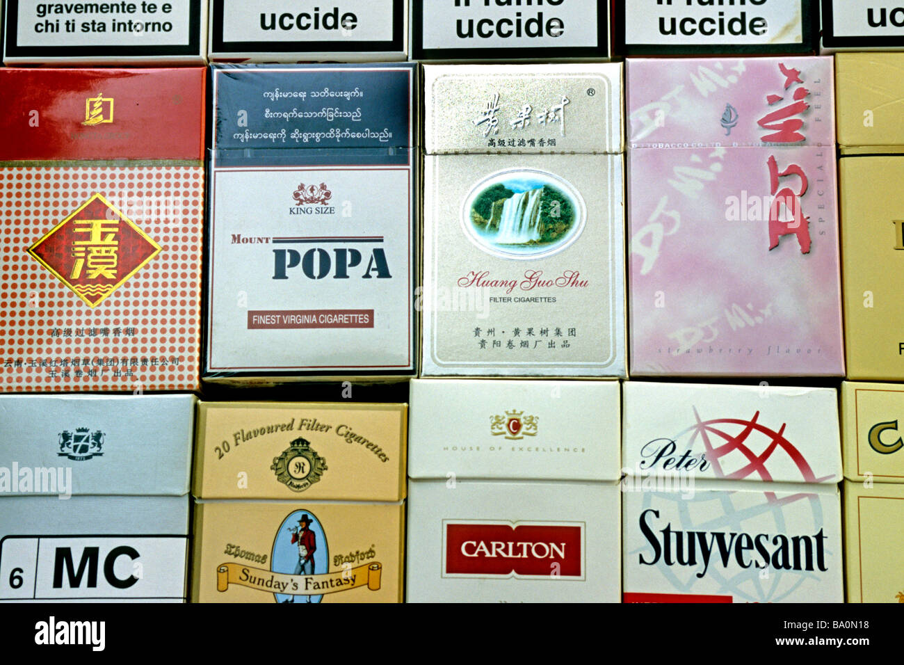 Imported cigarettes hi-res stock photography and images - Alamy