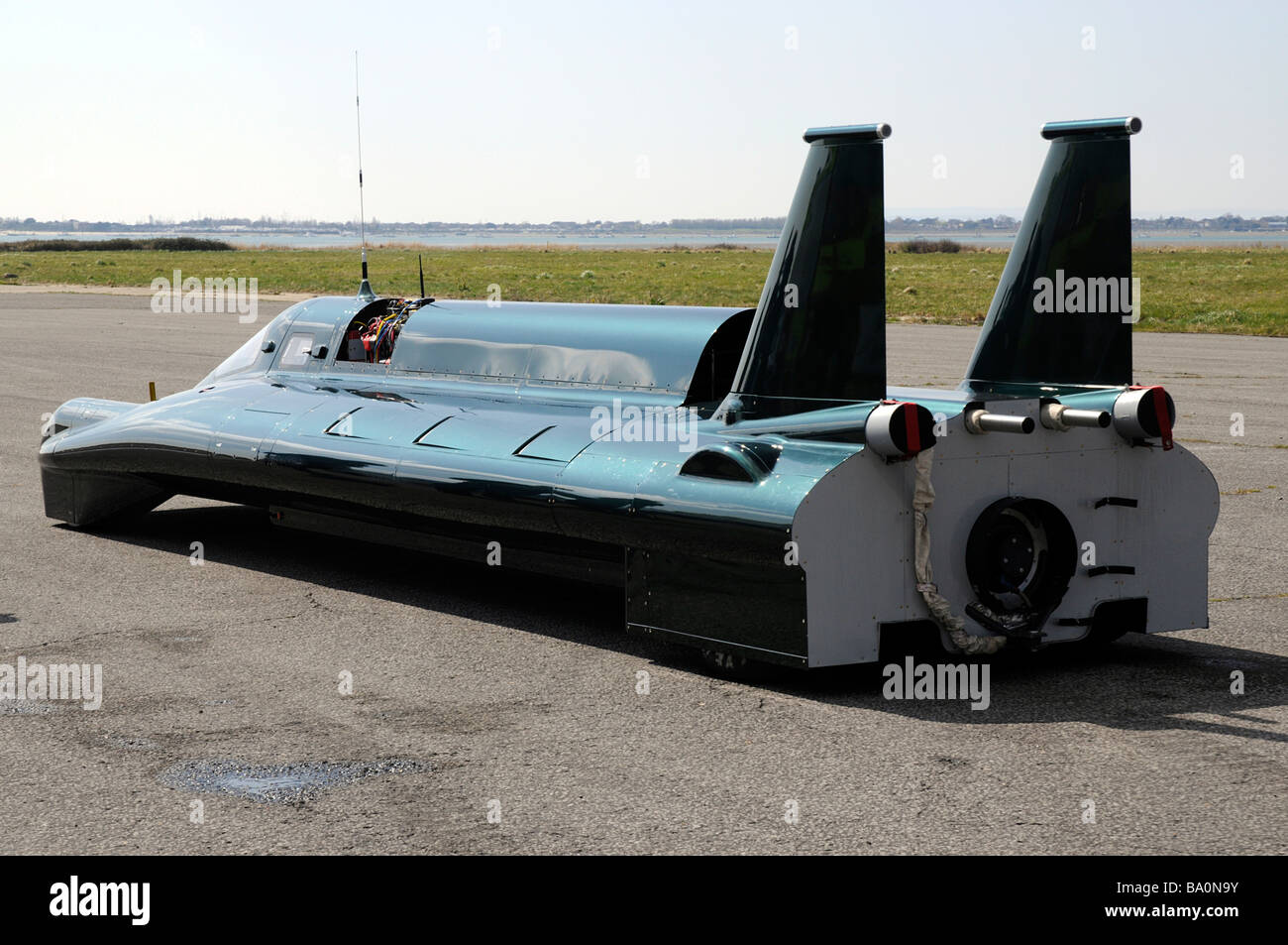 Inspiration the steam powered land speed record car Stock Photo - Alamy