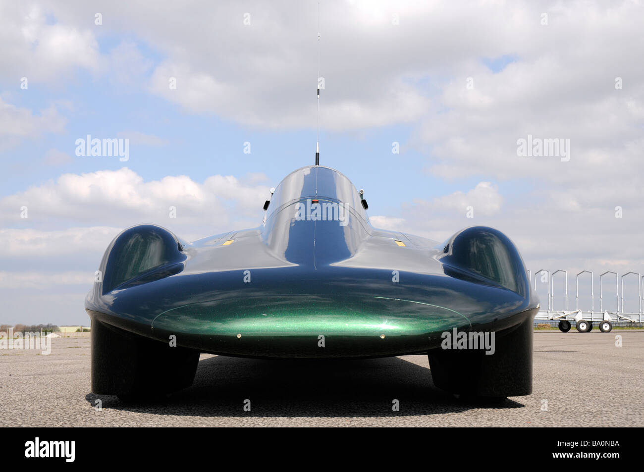 Inspiration the steam powered land speed record car Stock Photo - Alamy