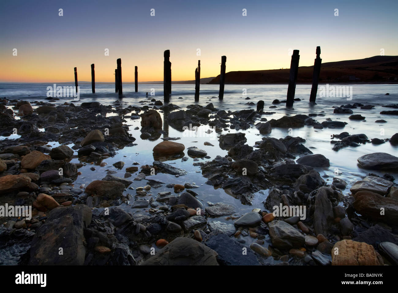 Myponga Beach Sunrise Stock Photo - Alamy