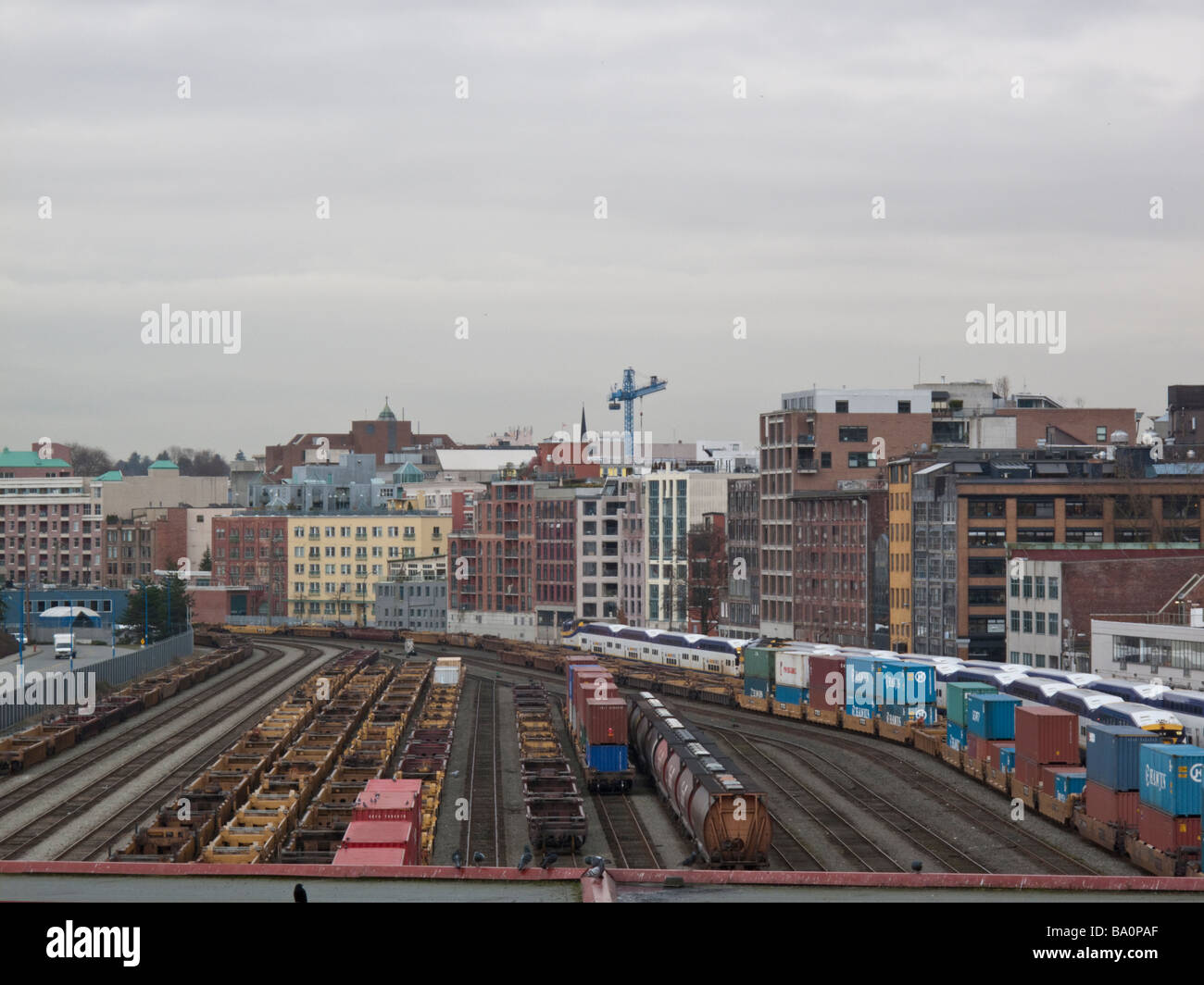 Rail yard hi-res stock photography and images - Alamy