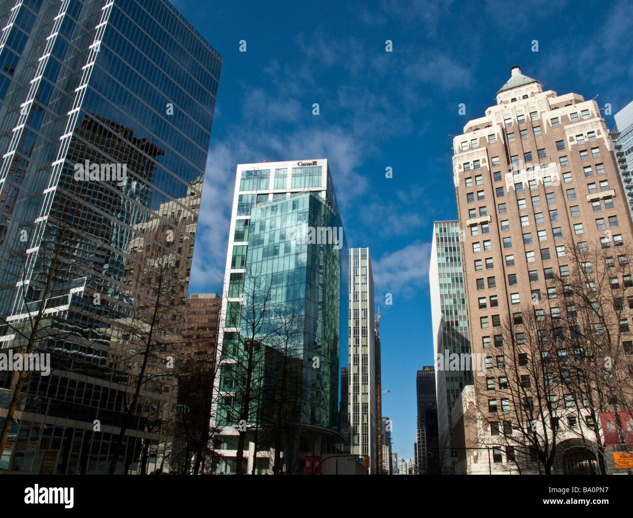 Vancouver Marine Building in the downtown core Stock Photo - Alamy