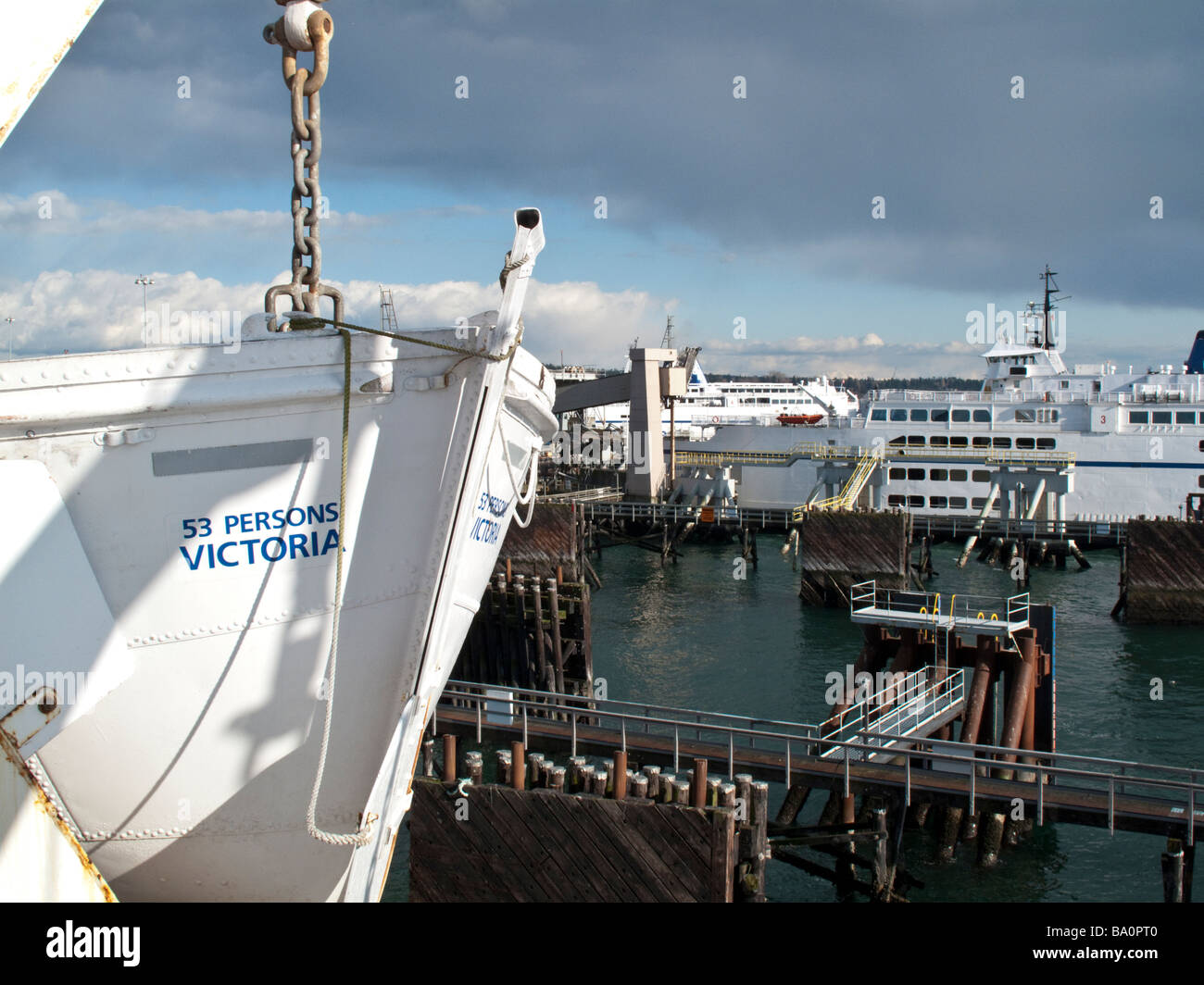 BC Ferry terminal at Tsawwassen Terminal in British Columbia with ...