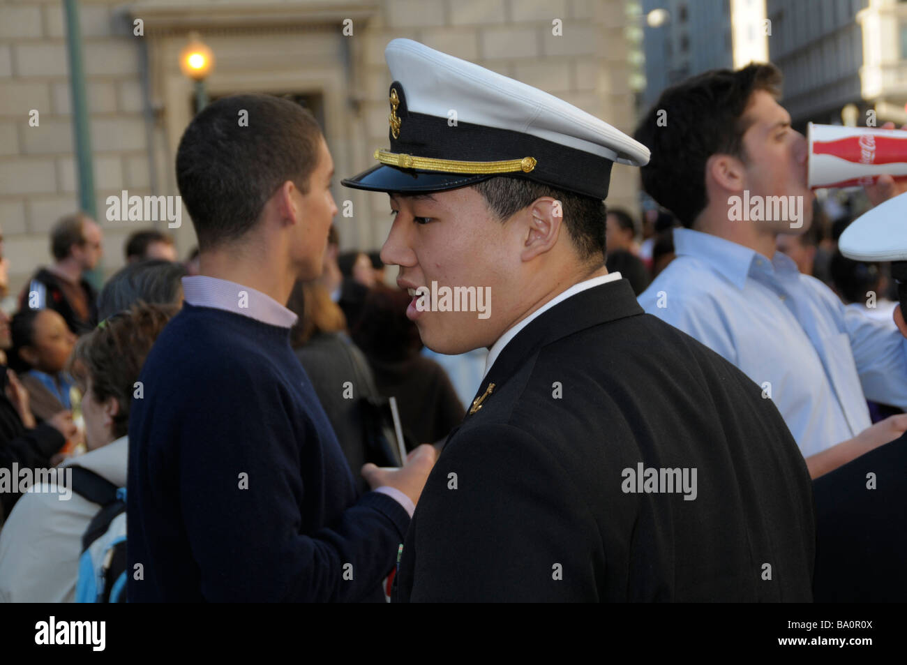 An Asian American sailor Stock Photo - Alamy