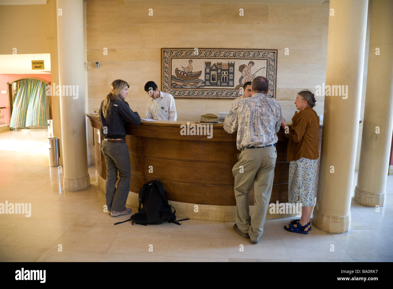 Hotel guest in spa hi-res stock photography and images - Alamy