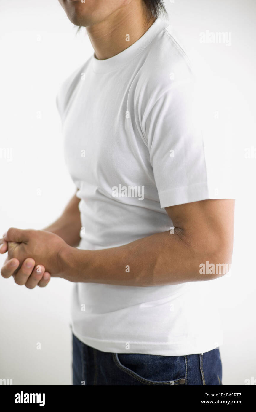 Vertical side view shot young hi-res stock photography and images - Alamy