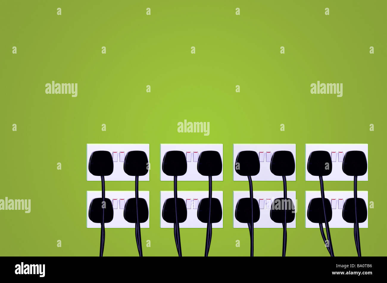 Excess Electric Consumption Concept Stock Photo - Alamy