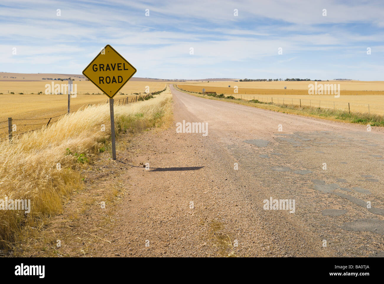 Dirt Road Warning Sign Stock Photos & Dirt Road Warning Sign Stock ...