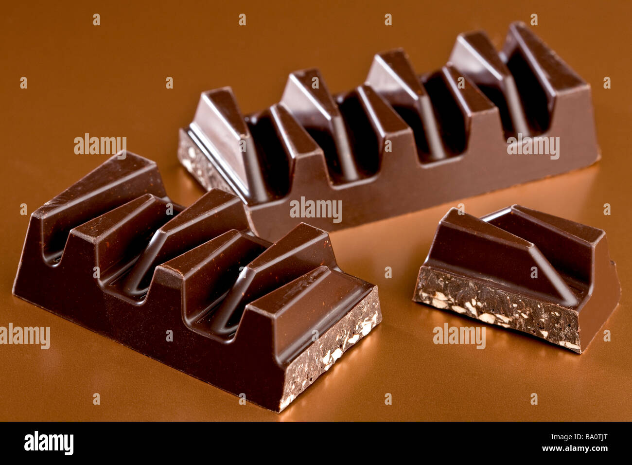 Peices of chocolate hi-res stock photography and images - Alamy