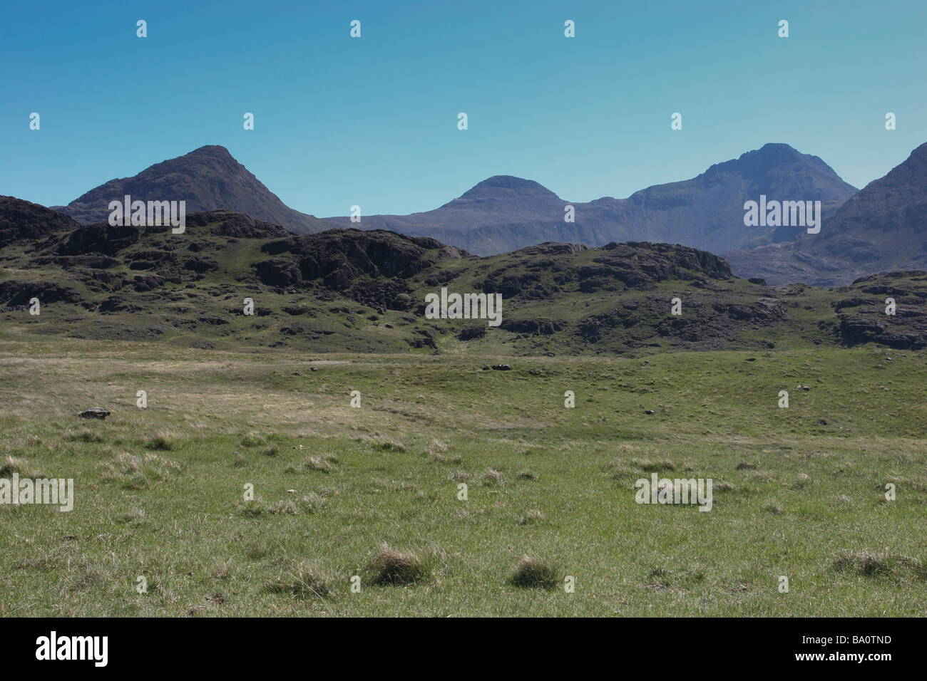 Mountains of Rhum Scotland Stock Photo - Alamy