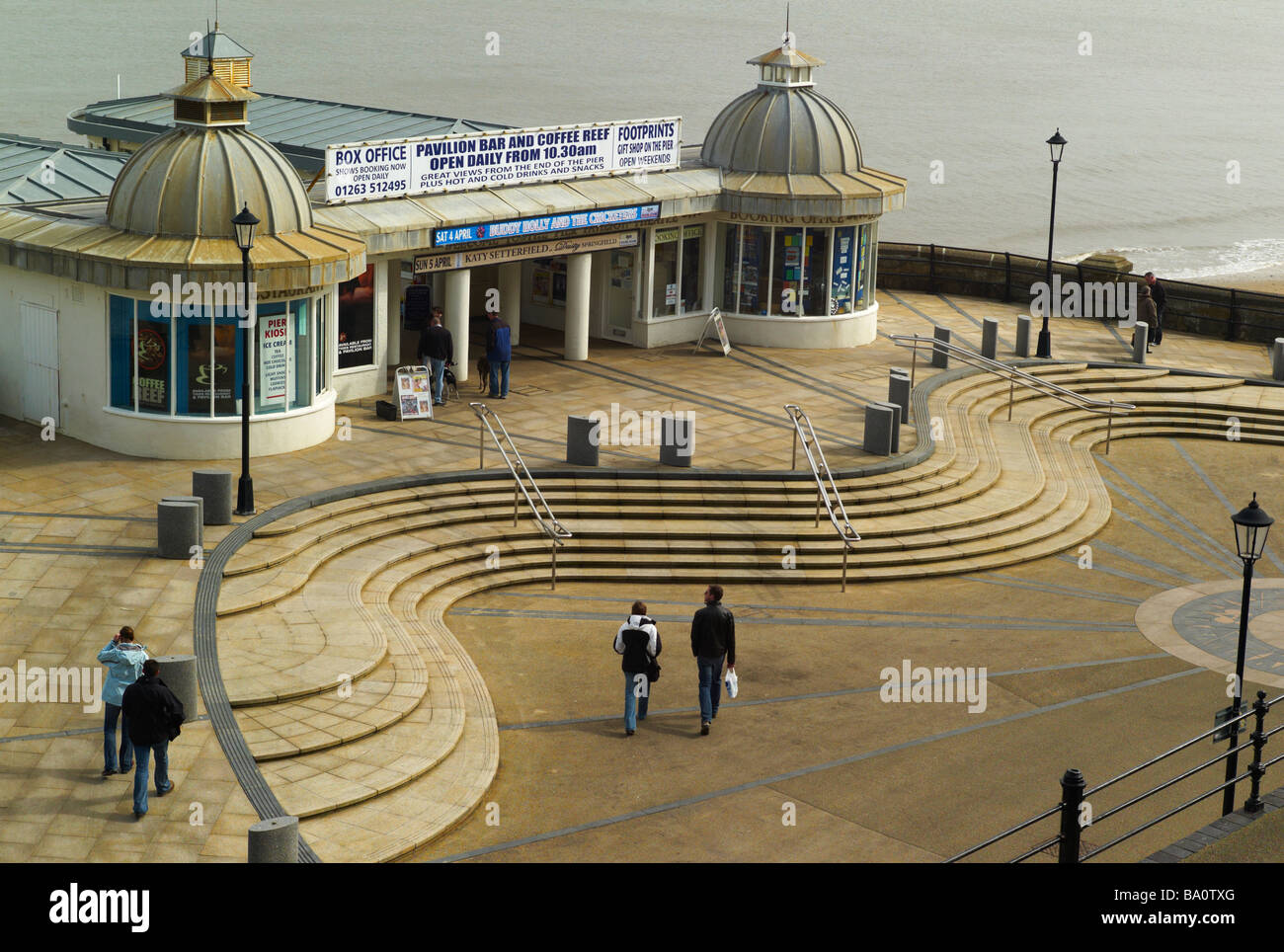 Cromer pier entrance hi-res stock photography and images - Alamy