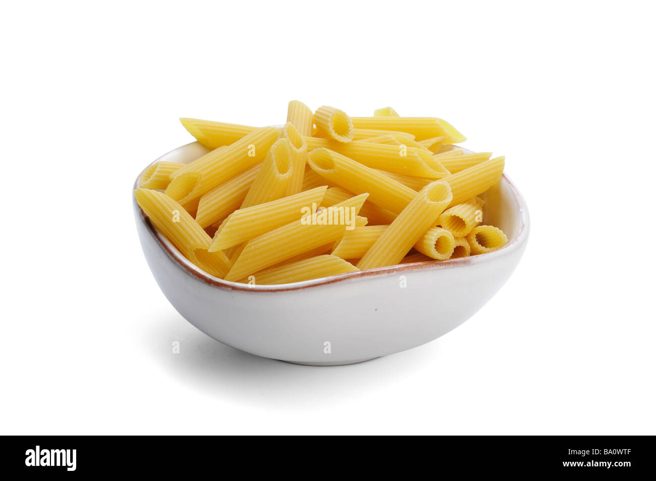 Dried penne pasta Stock Photo - Alamy