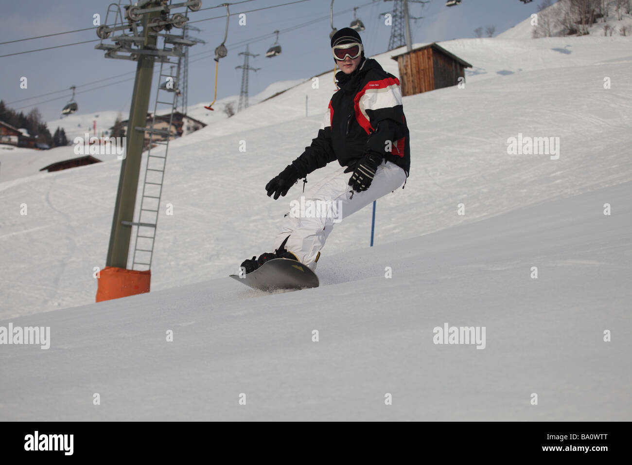 Snow boarding technique hi-res stock photography and images - Alamy