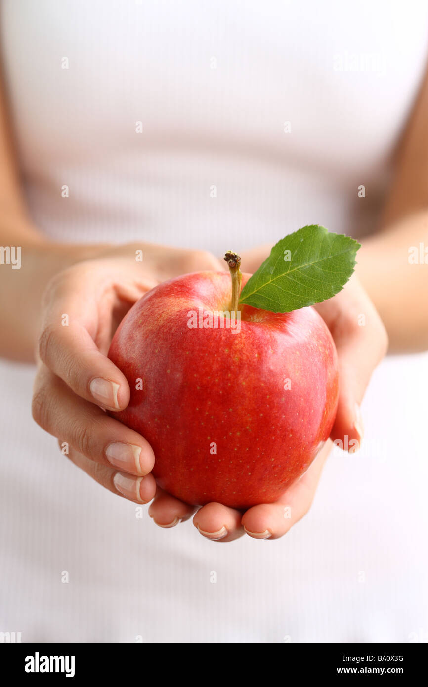 Human Hands Holding Apples High Resolution Stock Photography and Images ...