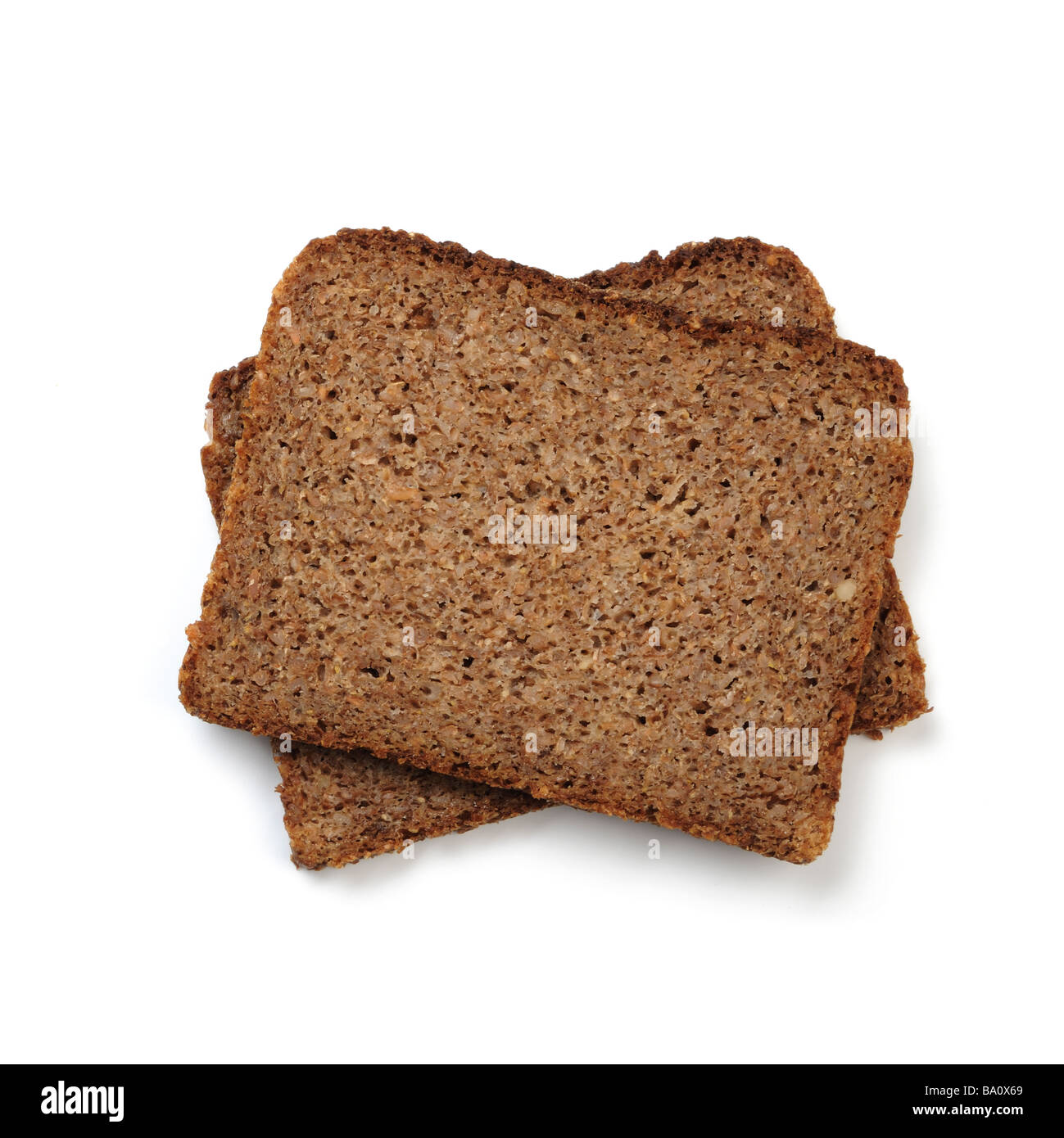 Slices of Rye Bread Stock Photo - Alamy