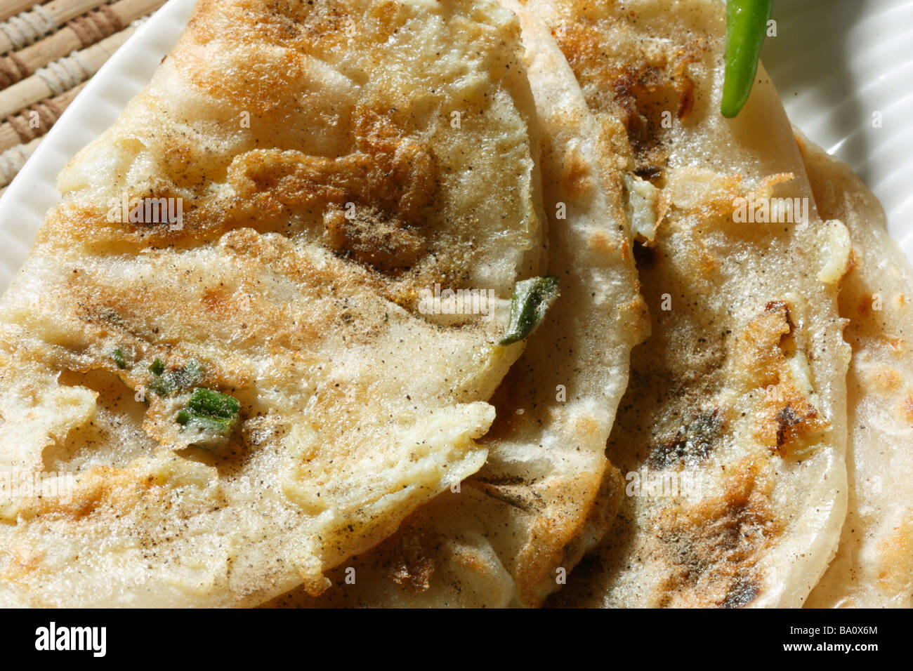 Indian Egg Stuffed Flat Bread High Resolution Stock Photography and ...