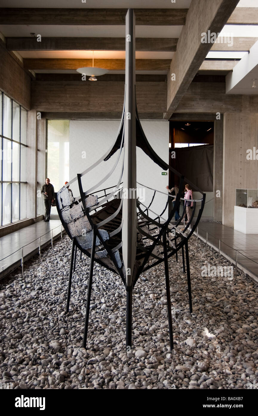 Skuldelev 5 in the Viking Ship Museum Stock Photo - Alamy