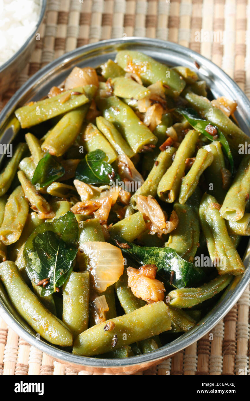 Indian broad beans fry hi-res stock photography and images - Alamy