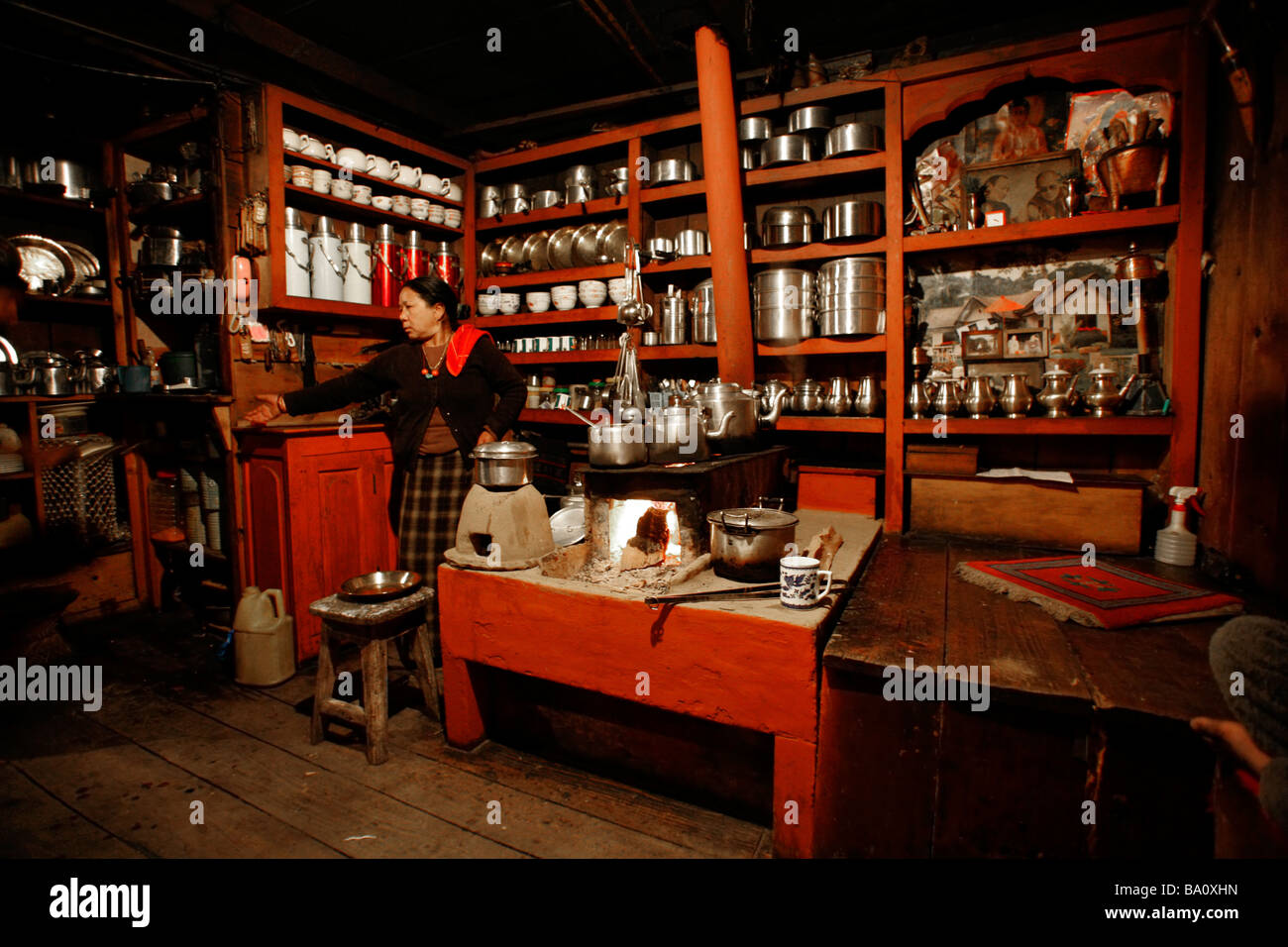 Nepali kitchen hi-res stock photography and images - Alamy