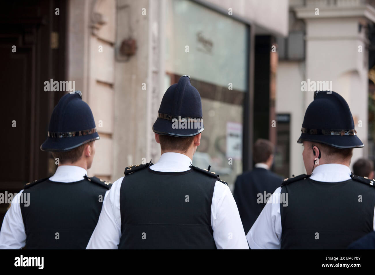 Three City of London Police Officers Stock Photo - Alamy