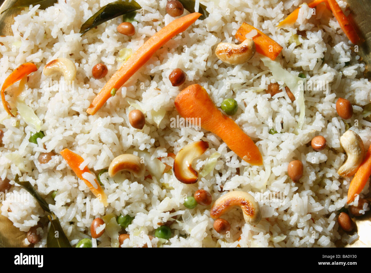 Indian vegetarian rice bhatt hi-res stock photography and images - Alamy