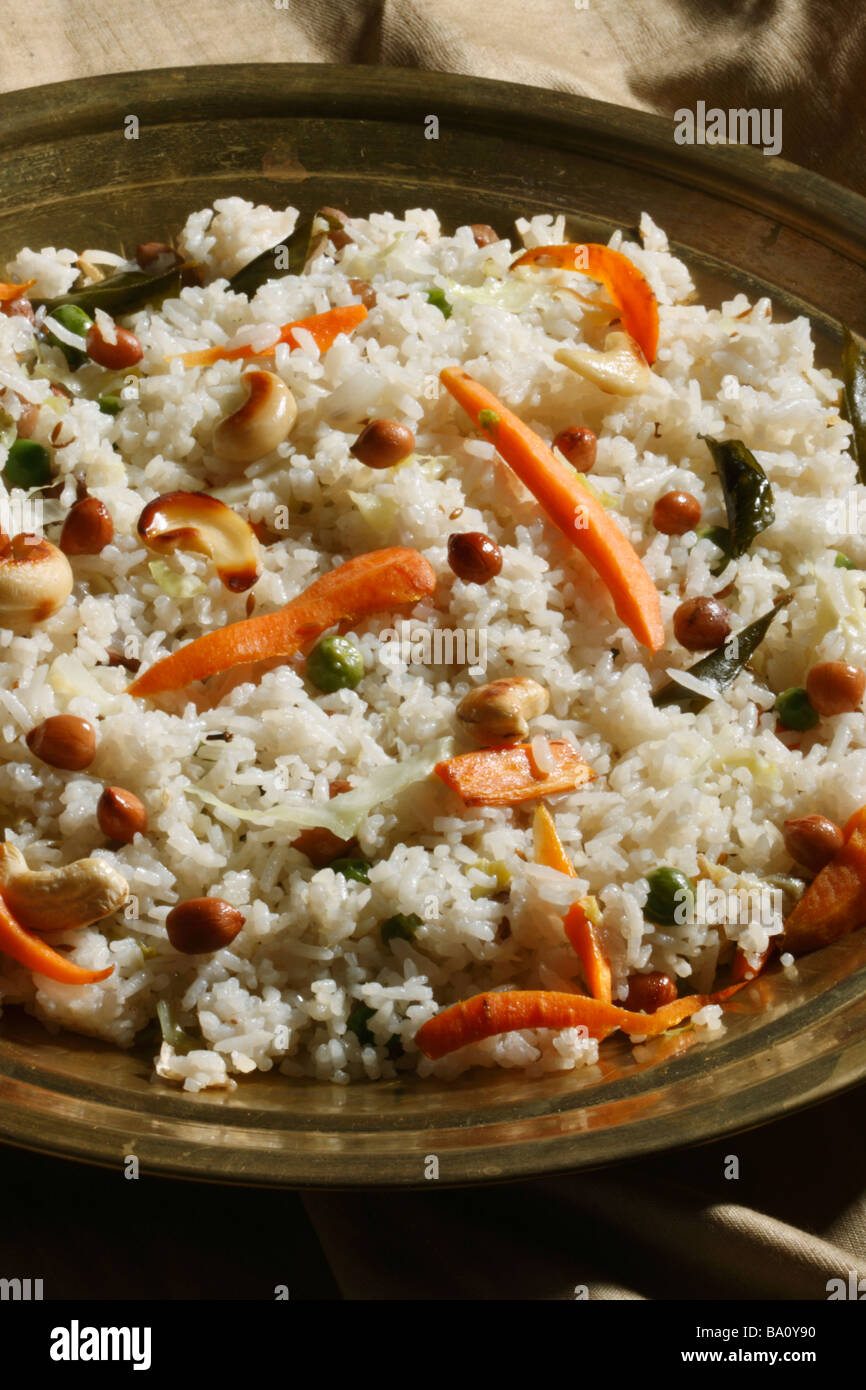 Masala Bhaat is a rice based dish from Maharashtra which contains fried ...