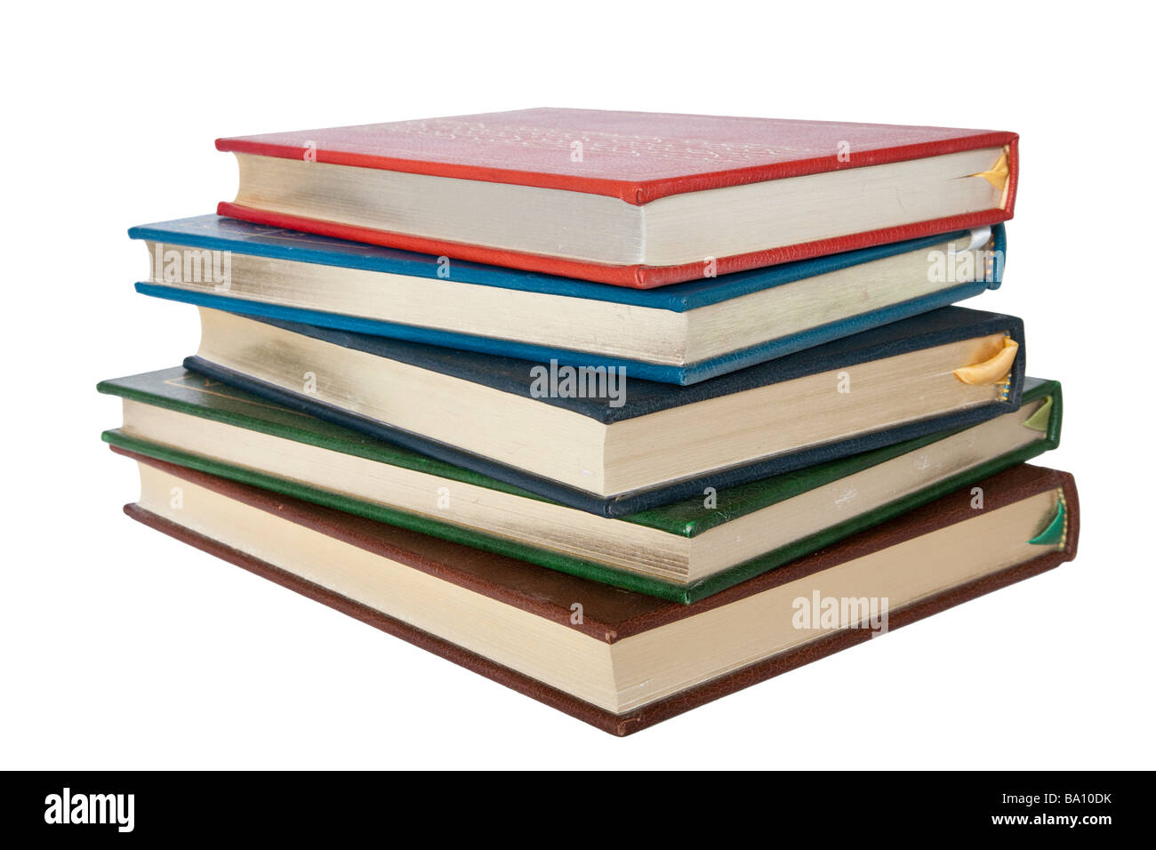Classic books stack Cut Out Stock Images & Pictures - Alamy