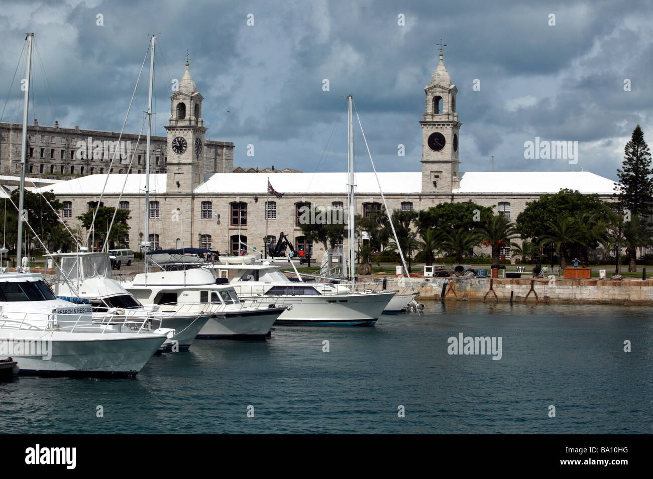 Approaching the North Basin of Dockyard Wharf at the Royal Naval ...