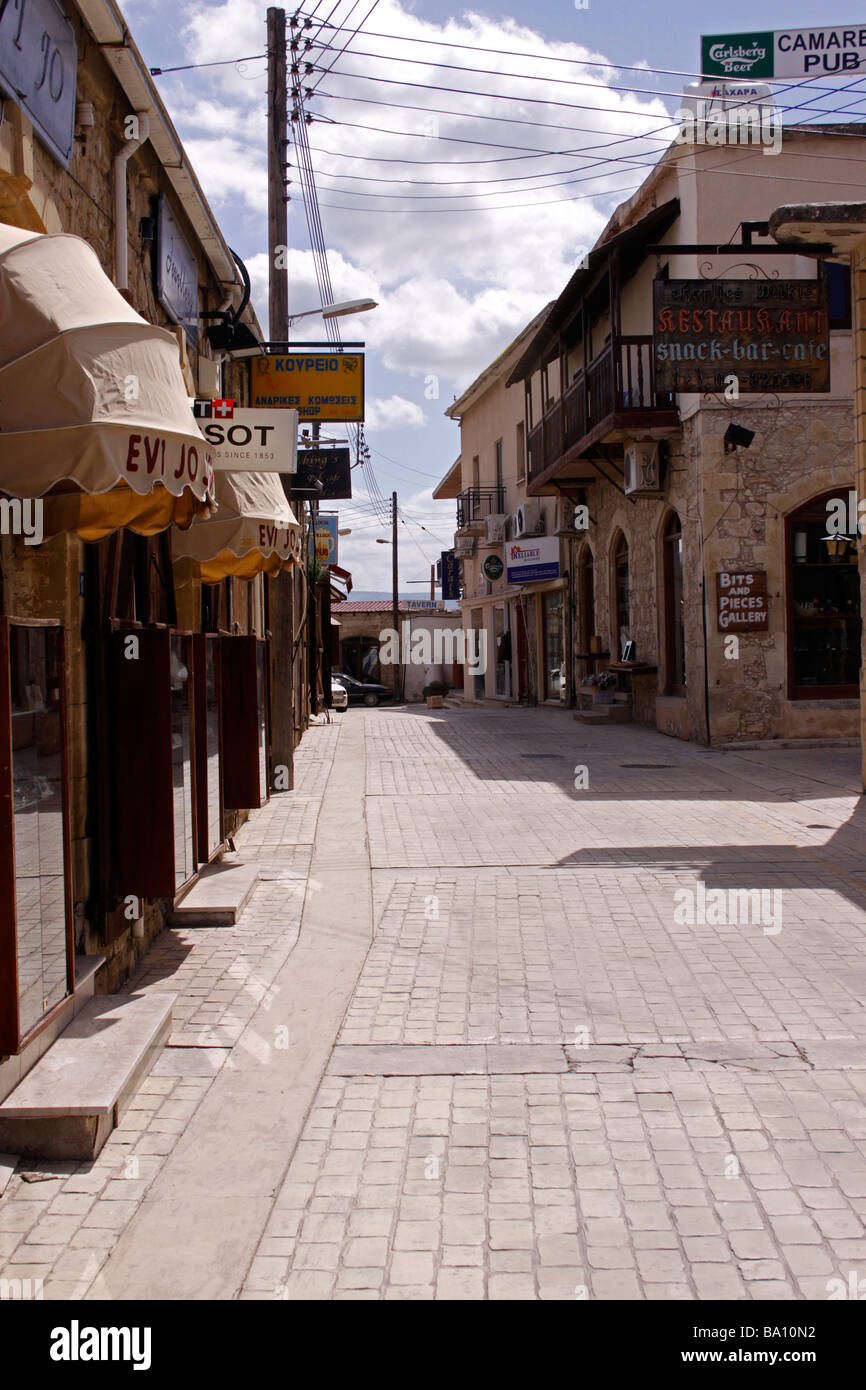 NOSTALGIC CENTRE OF POLIS ON THE ISLAND OF CYPRUS. 2009 Stock Photo - Alamy