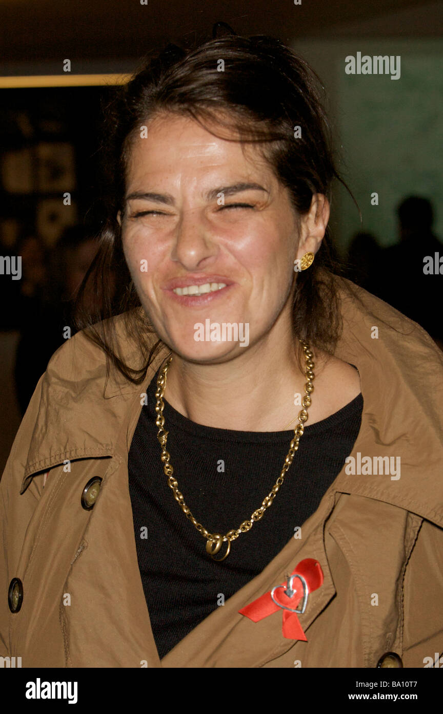Tracey Emin attending the The Snow Queen Terrence Higgins Trust auction ...