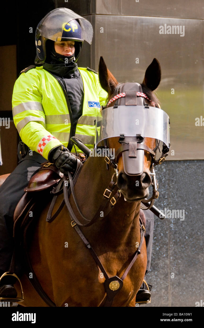 G20 Summit protests, London, England, UK Stock Photo - Alamy