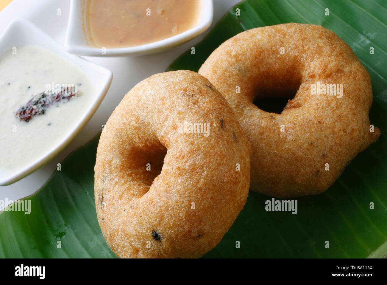 Medu Vada is a traditional South Indian break fast dish Stock Photo - Alamy