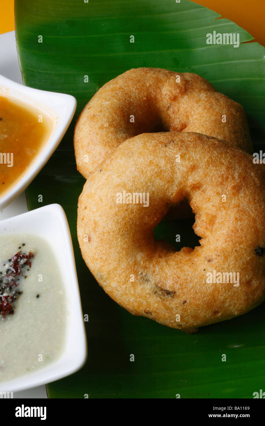 Medu Vada is a traditional South Indian break fast dish Stock Photo - Alamy