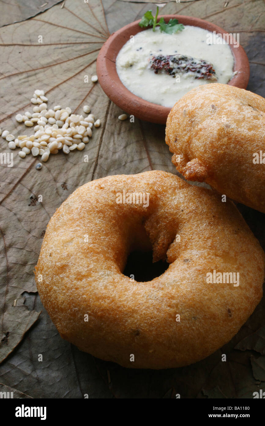 Medu Vada is a traditional South Indian break fast dish Stock Photo - Alamy
