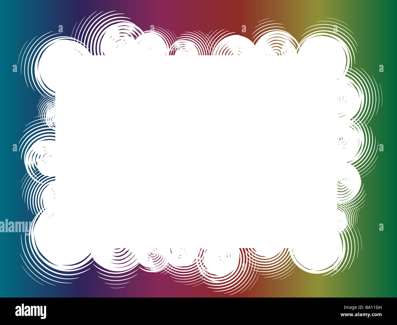 abstract rainbow circle background Vector Stock Photo - Alamy
