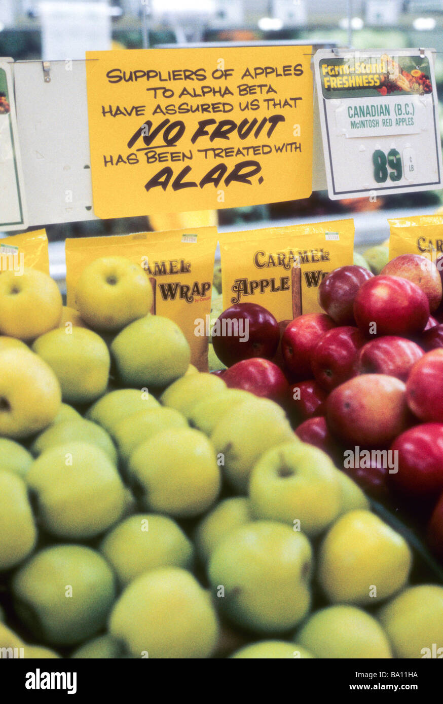 Apple no alar chemical treatment clean pure food organic veg fruit ...