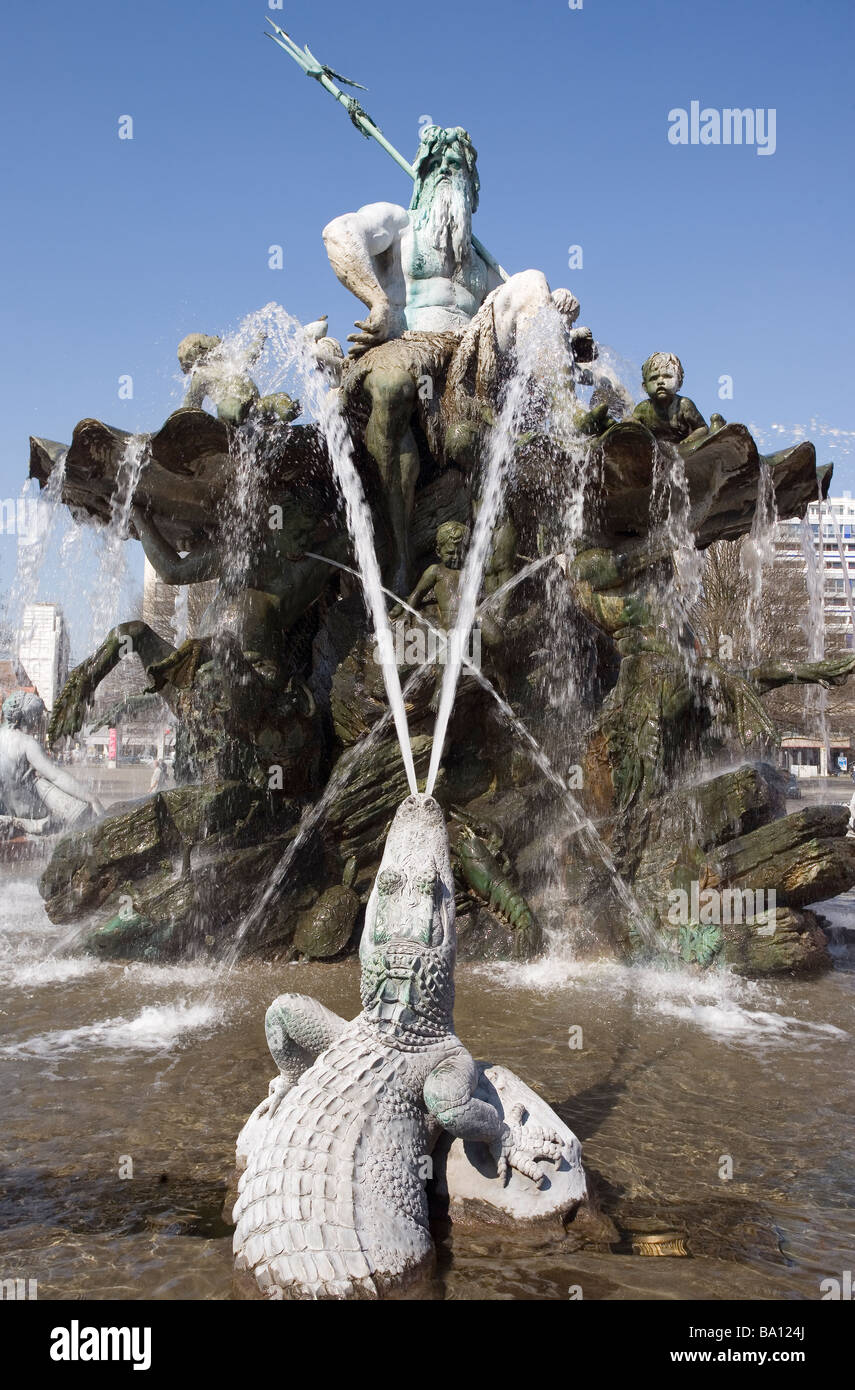 Neptunbrunnen Berlin Germany Stock Photo - Alamy