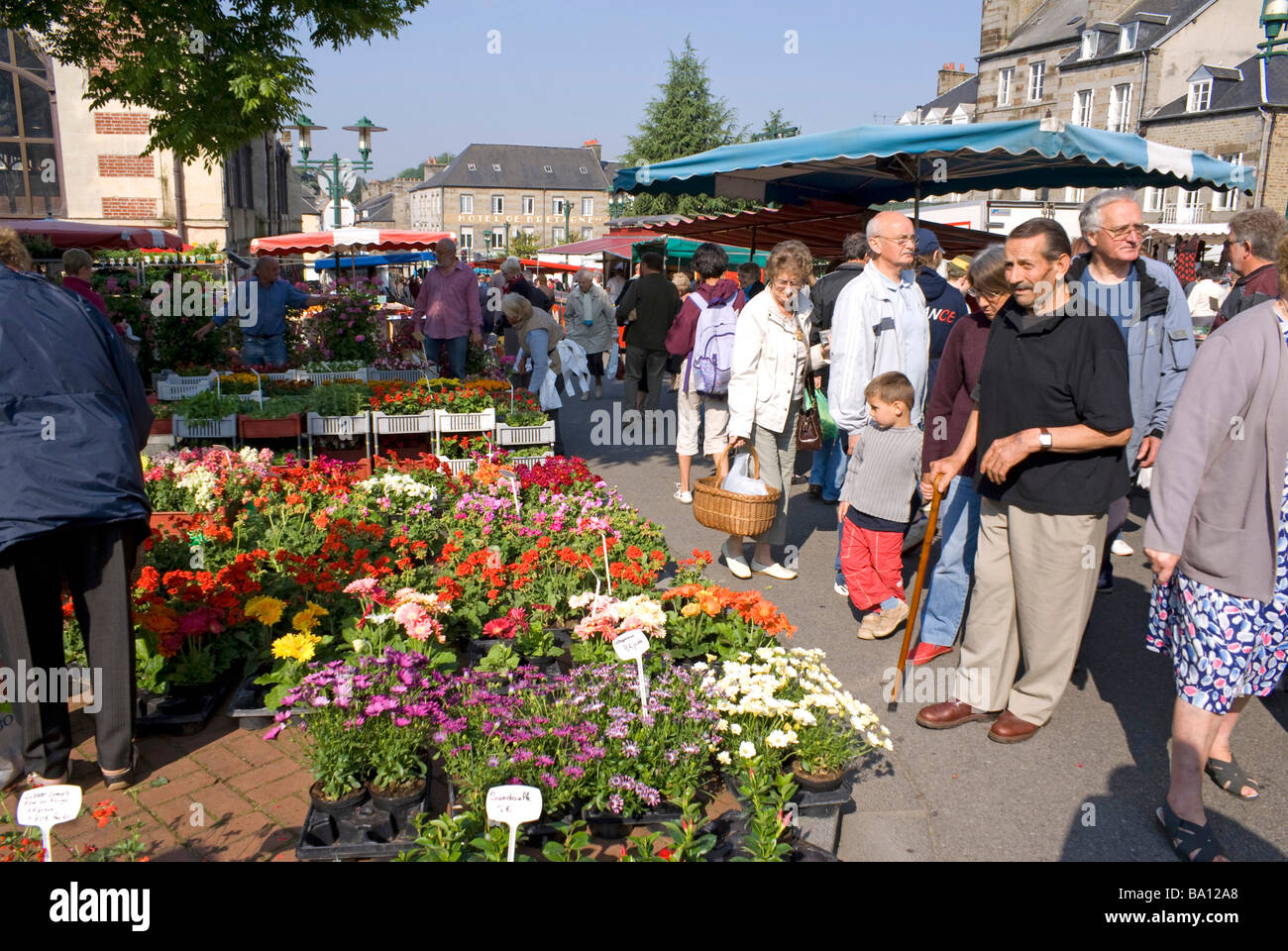 Market in normandy hi-res stock photography and images - Alamy