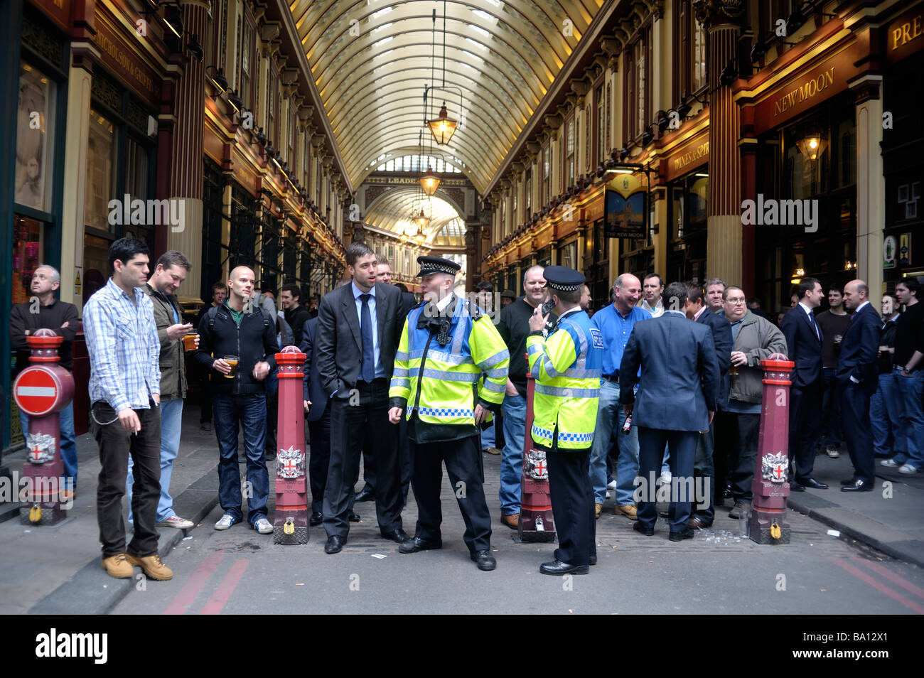 London during the G20 summit - 1st of April. 2009 Stock Photo - Alamy