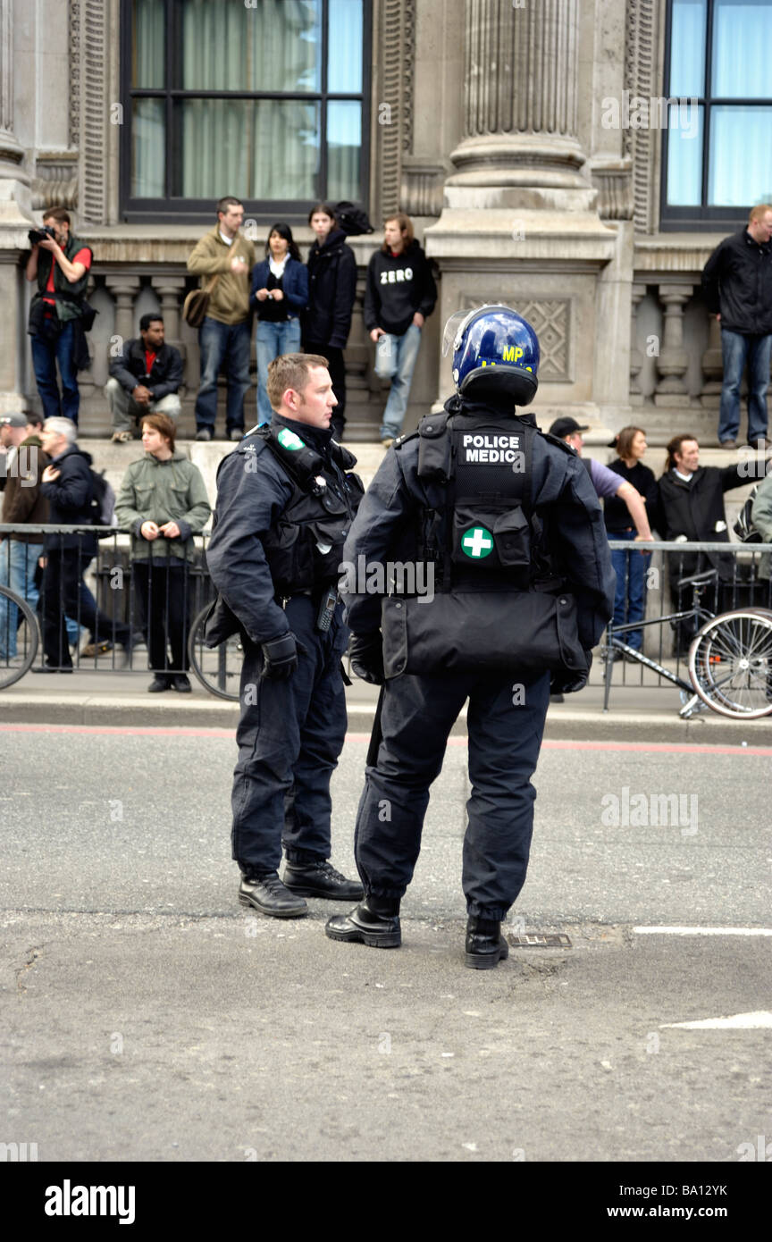 Protest in London during the G20 summit - 1st of April. 2009 Stock ...