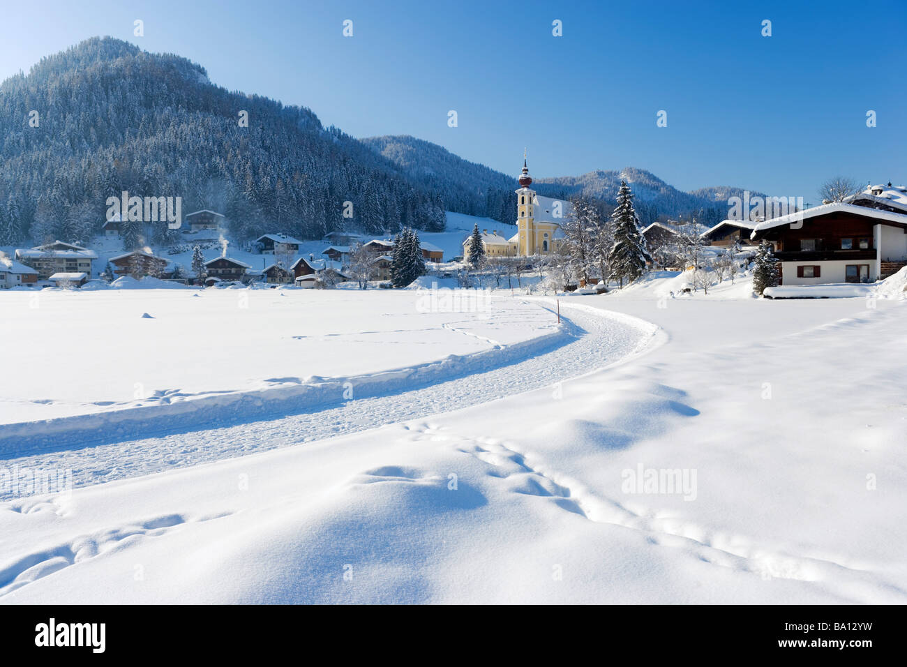 Pretty tyrolean village hi-res stock photography and images - Alamy