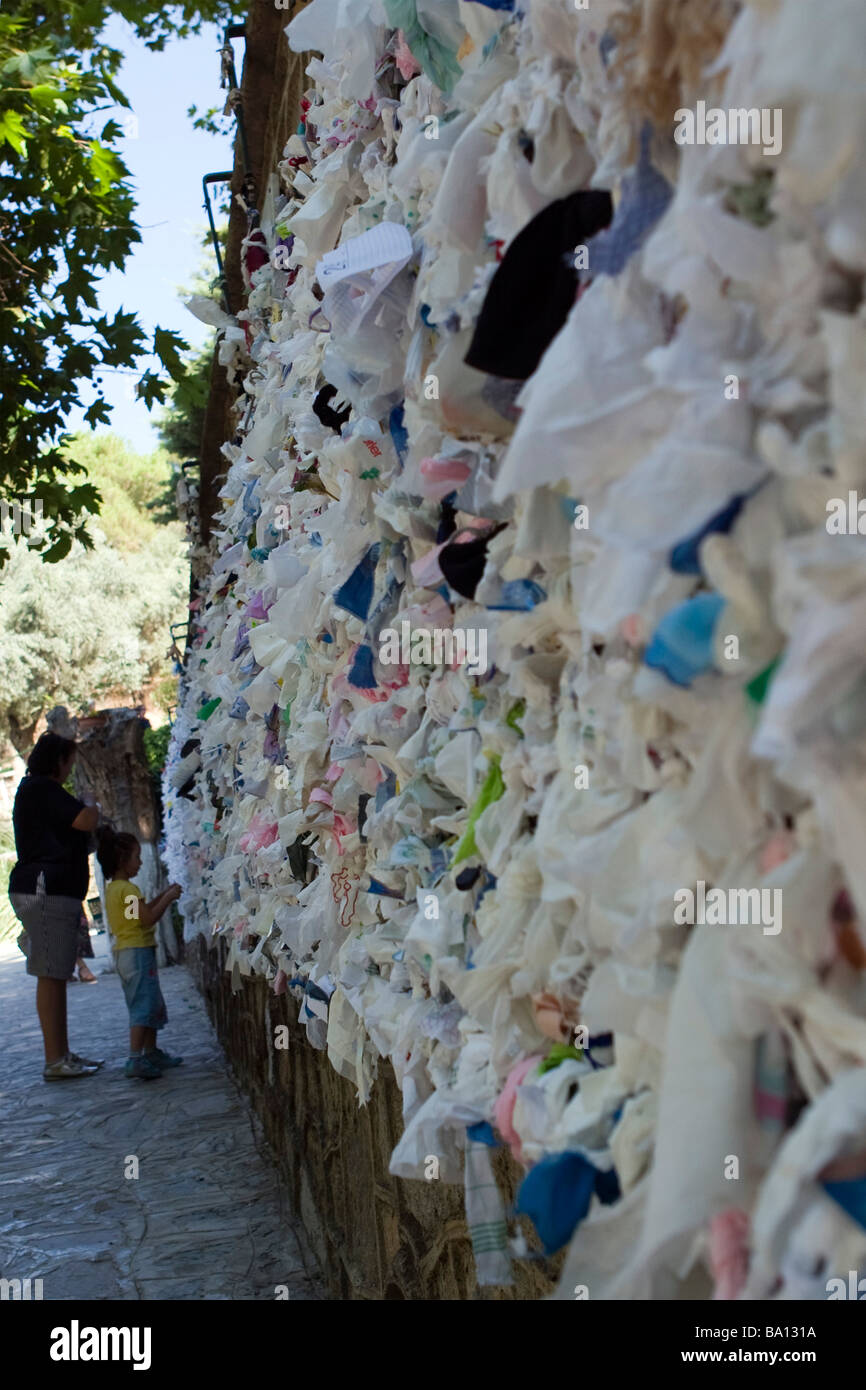 Prayer ribbon wall hi-res stock photography and images - Alamy