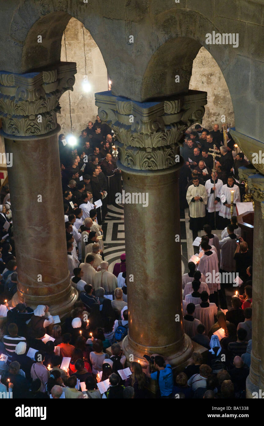 Israel Jerusalem Old City church of Holy Sepulchre Lent celebrations ...