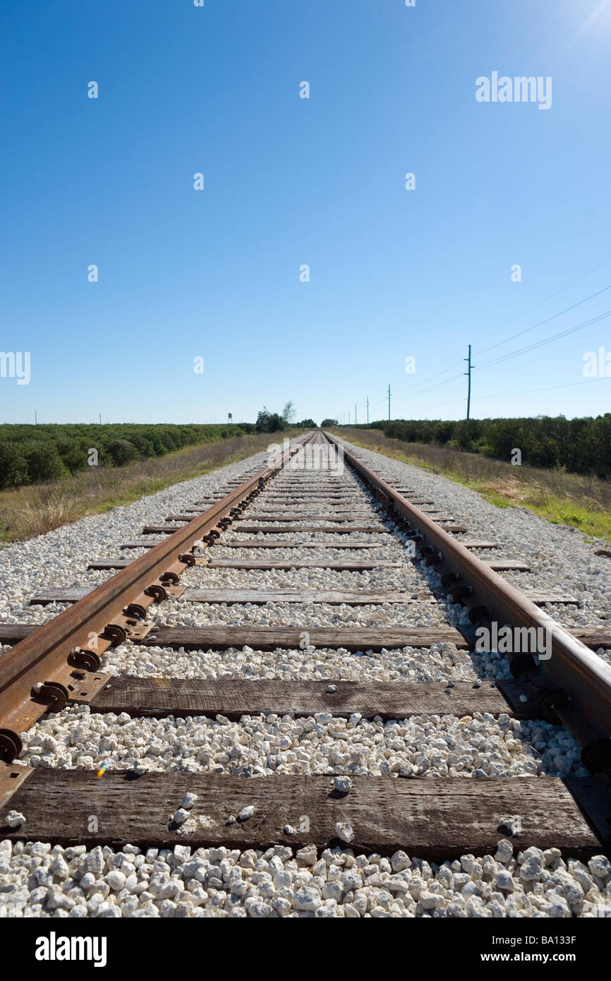 Railroad tracks florida usa hi-res stock photography and images - Alamy