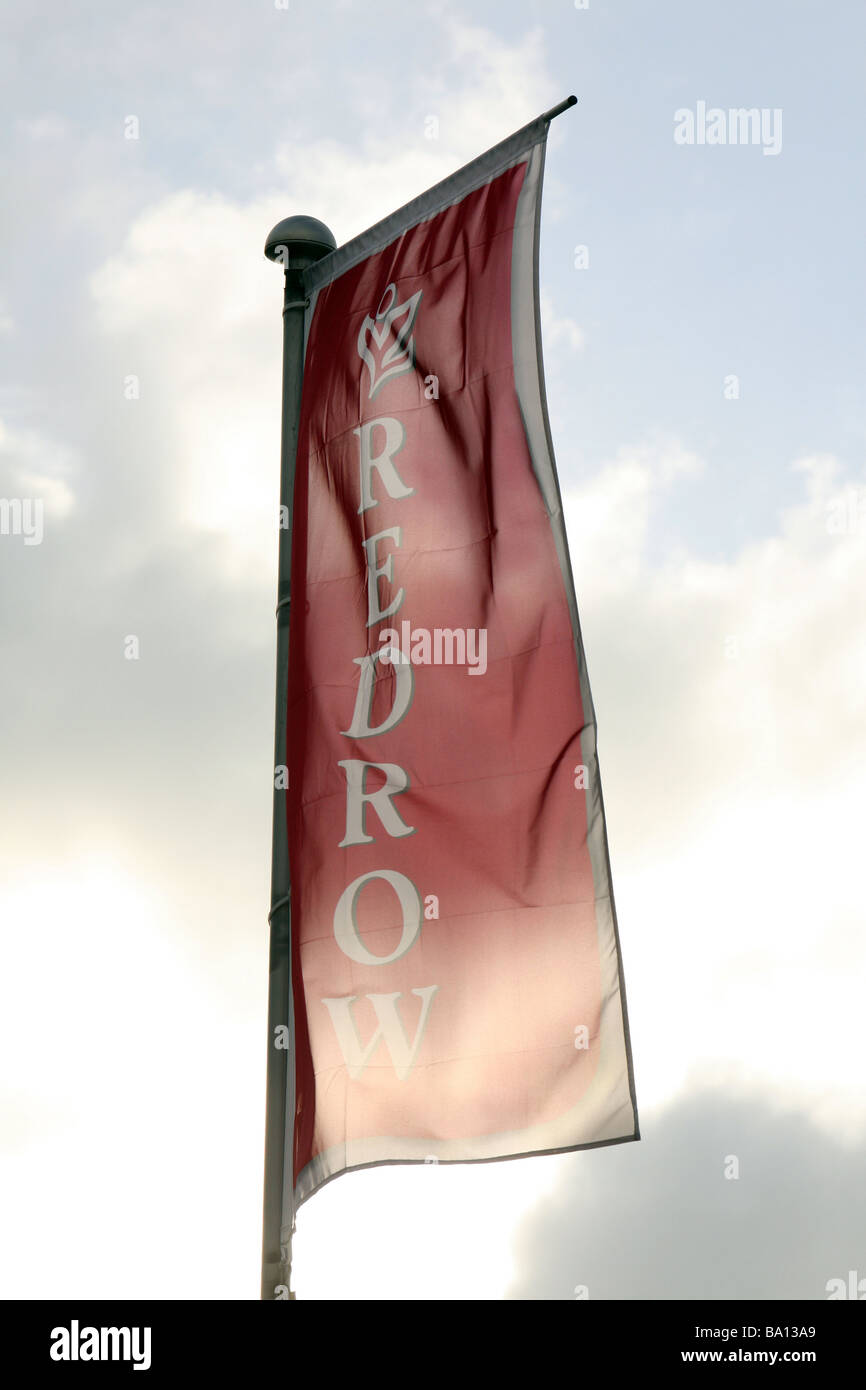 Marketing flags at a Redrow Homes development in Heybridge Essex Stock ...