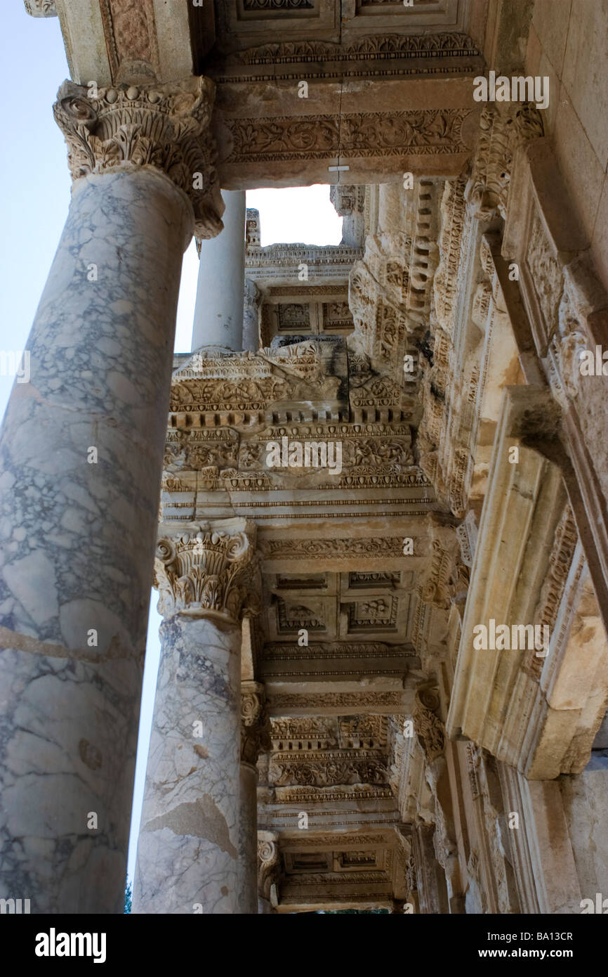 Library of Celsus built for Tiberius Julius Celsus Polemaeanus in ...
