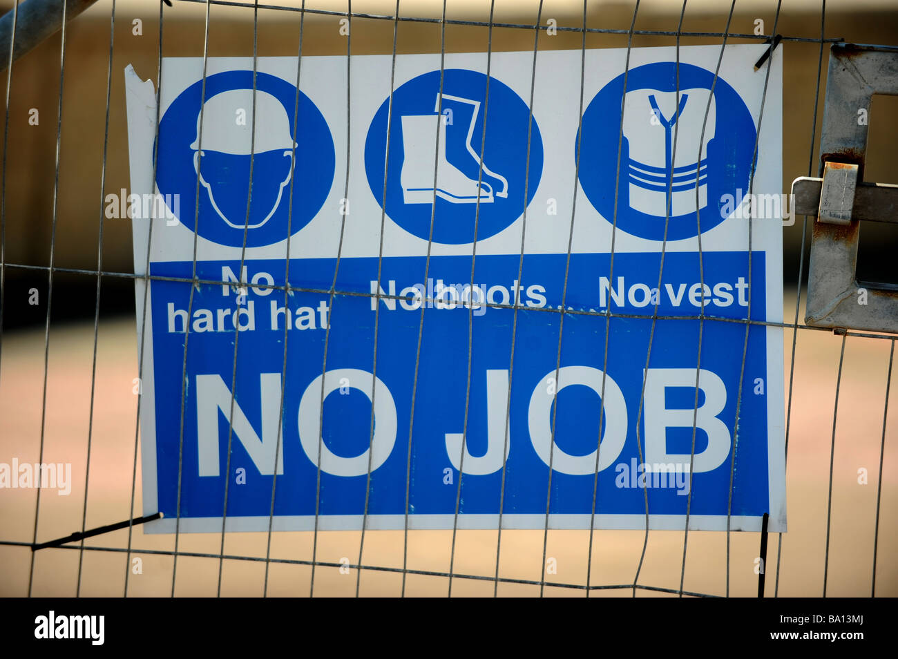 Safety vest sign hi-res stock photography and images - Alamy