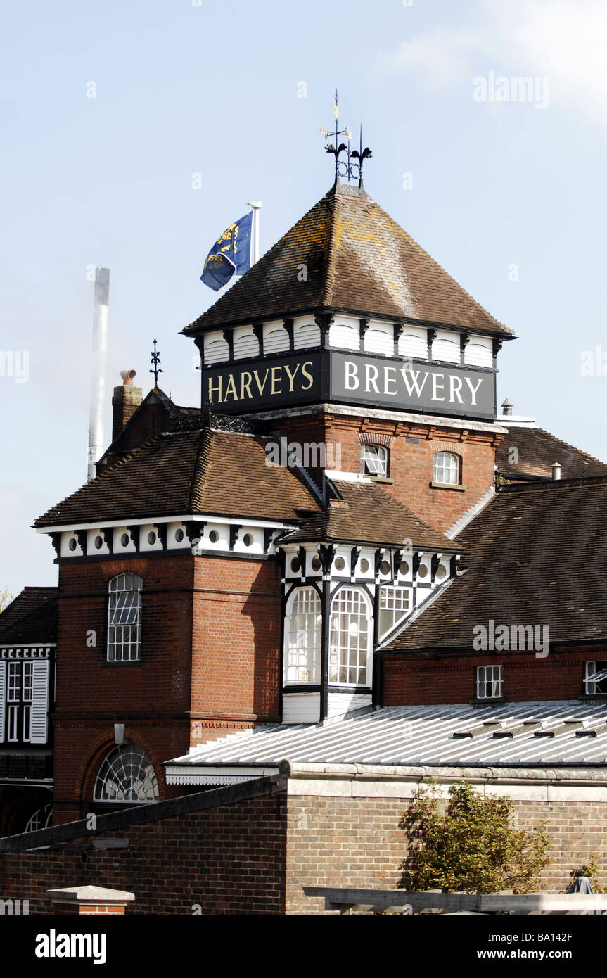 Haveys Brewery in Lewes town centre East Sussex April Stock Photo - Alamy